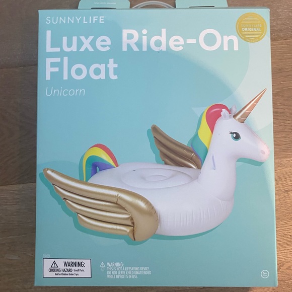 Sunnylife | Games | Oversized Unicorn Luxe Ride On Float | Poshmark